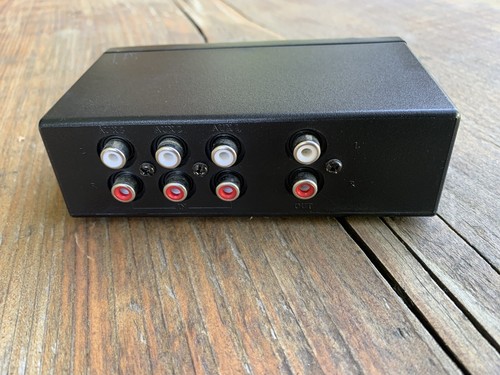 Vintage RadioShack 42-2112 3 Input Stereo Audio Source Selector | Black ...