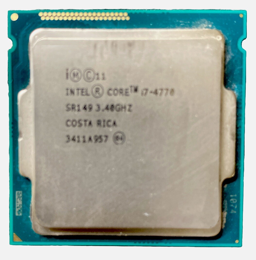Intel Core I7-4770 CPU Processor 3.40 GHz Quad Core Haswell SR149 LGA ...