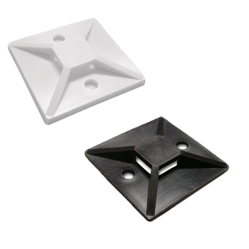 20mm 28mm 40mm SELF ADHESIVE STICK ON CABLE TIES WIRE BASES MOUNTS BASE ...