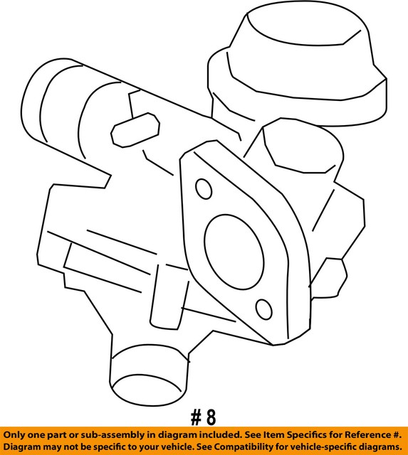 Audi OEM 11-12 A8 Quattro 4.2l-v8 Cooling-union Left 079121127C for ...