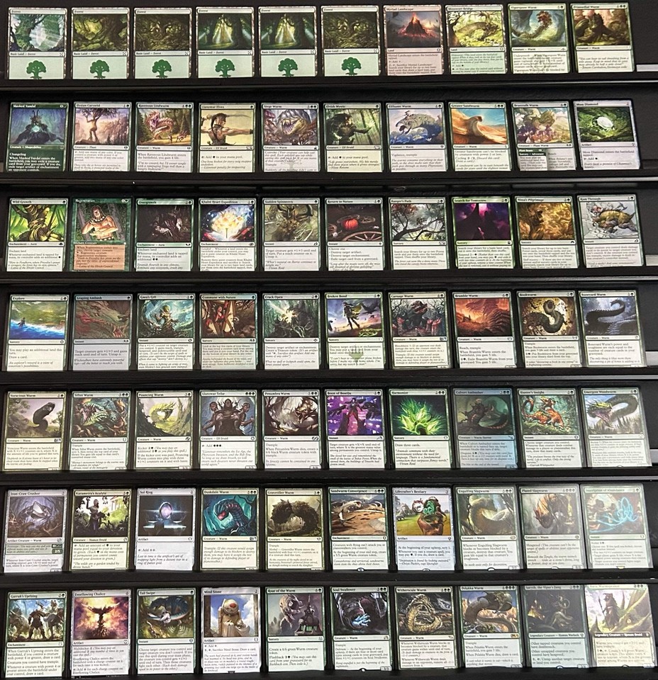 ***Custom Commander Deck*** Baru, Wurmspeaker - Big Wurms - MTG EDH | eBay