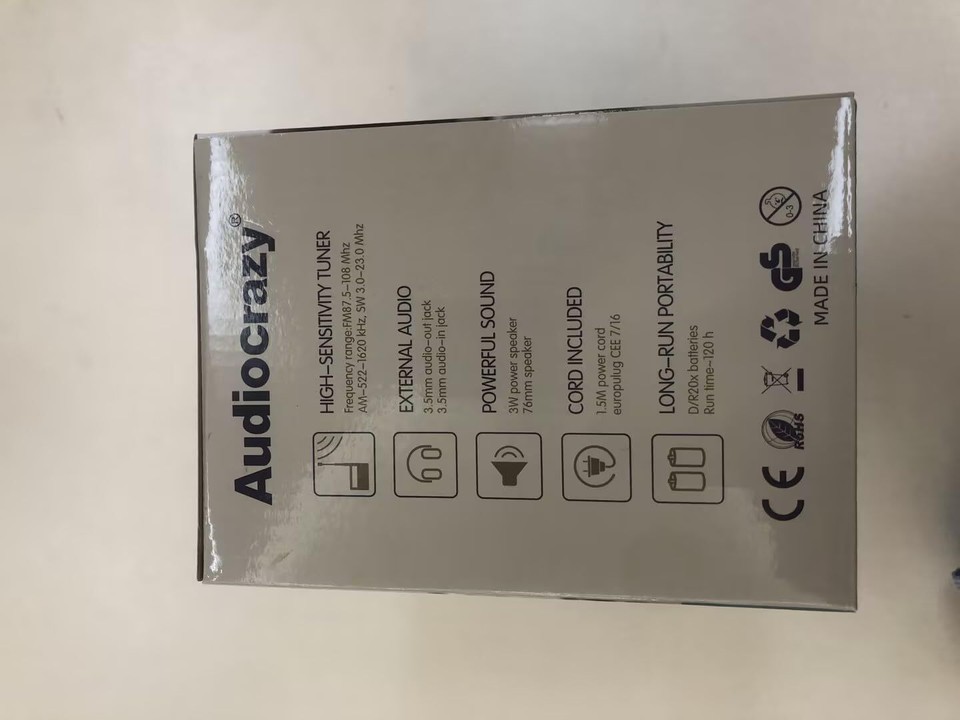 AM/FM/SW1/SW2 Radio Transistor Radio AC or Battery Operated with Best ...