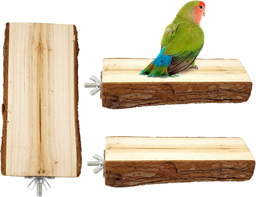 Bird Perches - Natural Wood Stand Branch for Small Birds，Branch ...