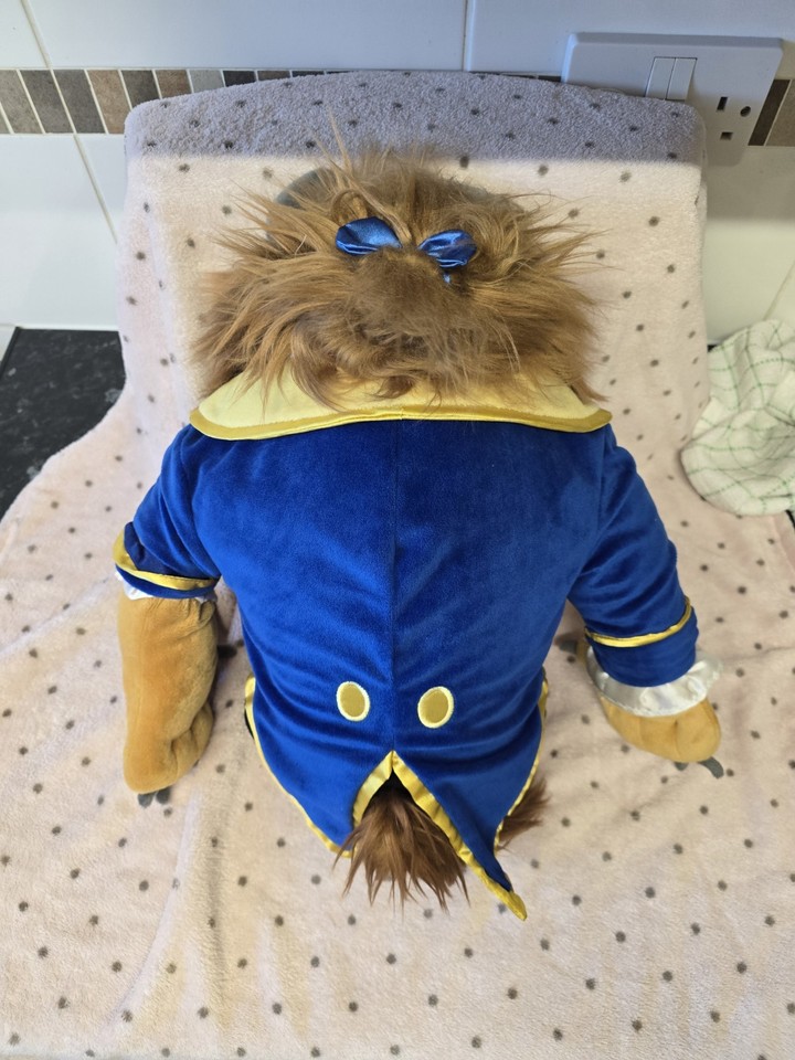 Disney Store Beauty and the Beast Large Plush – Beast 18" Soft Toy ...