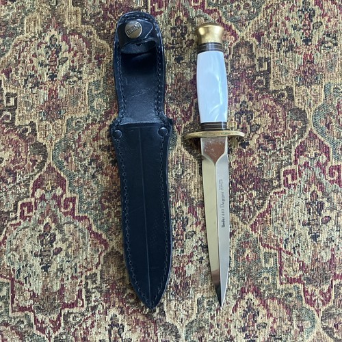 LINDER # 440 DAGGER ~ Pearl Handle Dagger w/ Sheath ~ Solingen Germany ...