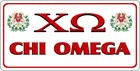 Chi Omega Photo License Plate 760939922001| eBay