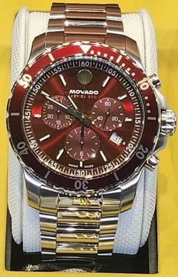 Movado Men's Red Series 800 Watch (Swiss Made) | eBay