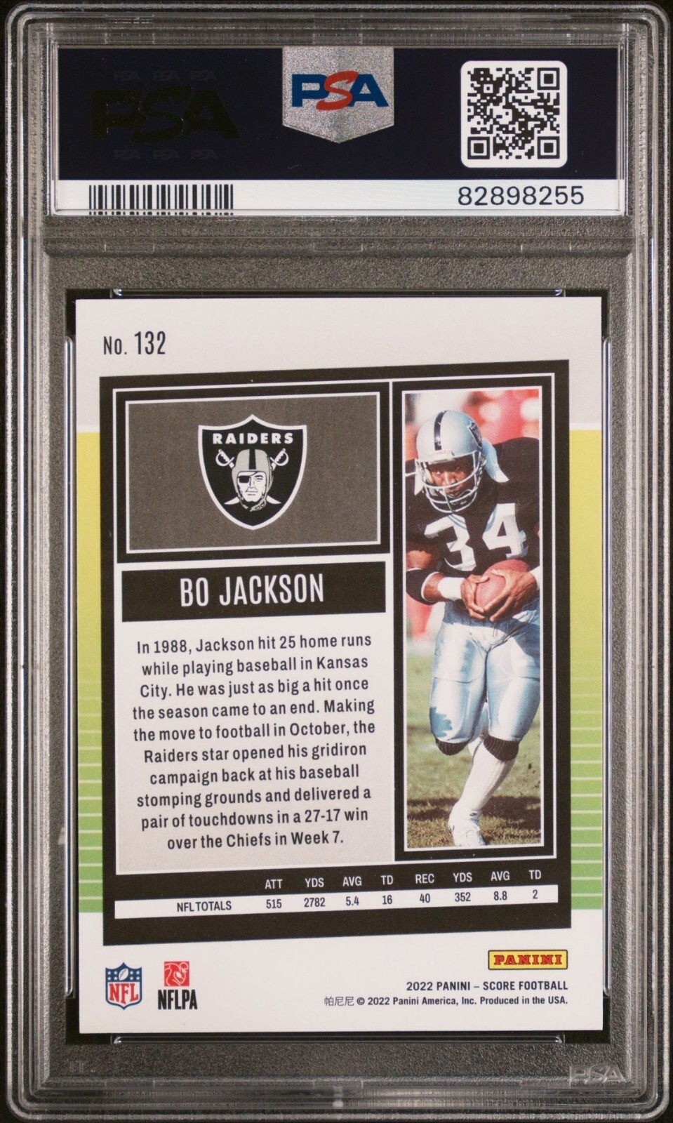 2022 Score - Bo Jackson #132 for sale online | eBay