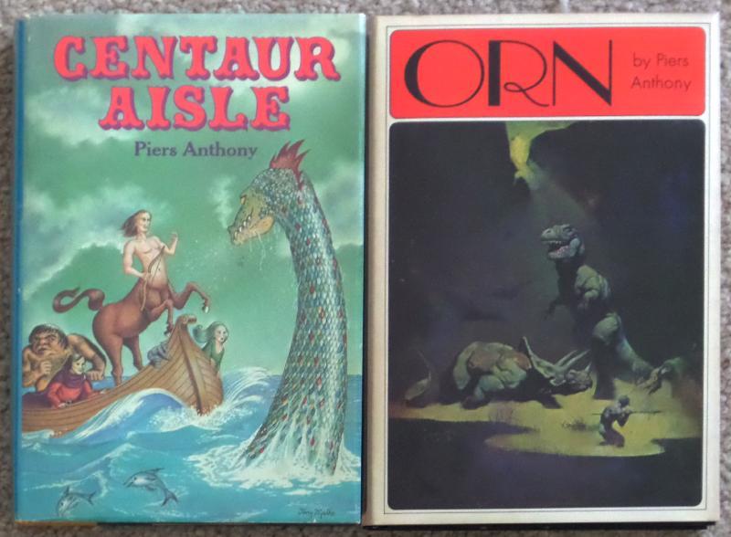 PIERS ANTHONY ~ CENTAUR AISLE & ORN W/ COVER ART by FRANK FRAZETTA ...