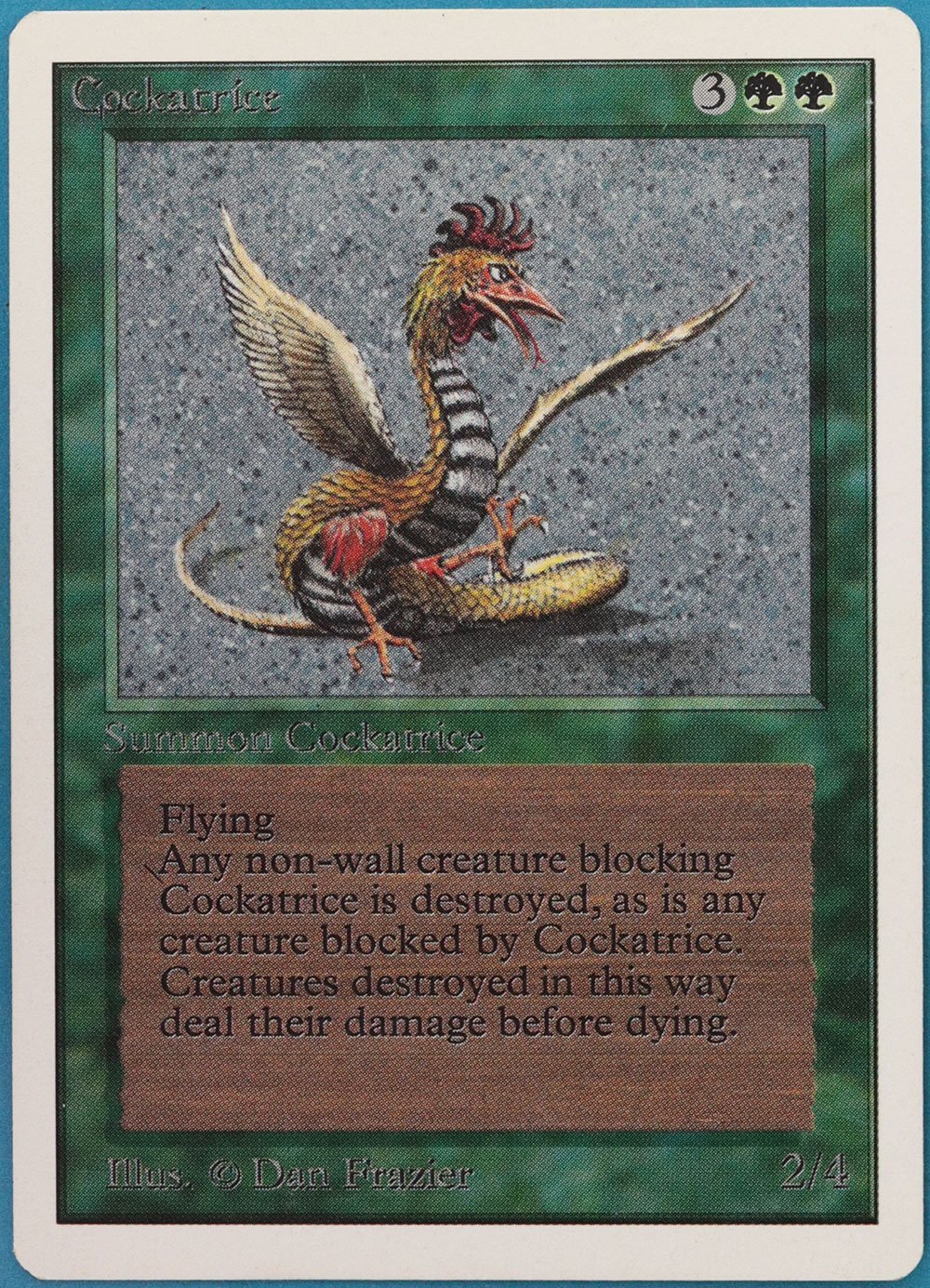 Cockatrice Unlimited PLD Green Rare MAGIC GATHERING CARD (ID# 450543 ...