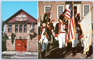 Postcard Newport RI Newport Artillery Company Rhode Island Militia ...