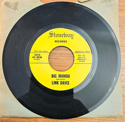 LINK DAVIS "Big Mamou / Louisiana Waltz" US Cajun Country EX 45 ...