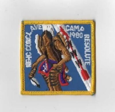 1980 NE-1C Conclave Camp Resolute YELLOW Border [KY-4206] | eBay