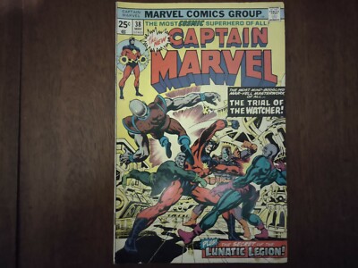 Marvel Comics Captain Marvel #38, May 1975, FN/FN+. Free Shipping | eBay