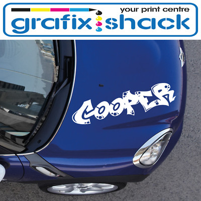 MINI ONE MINI COOPER BONNET STICKER VINYL/GRAPHICS/ DECALS/STICKERS ...