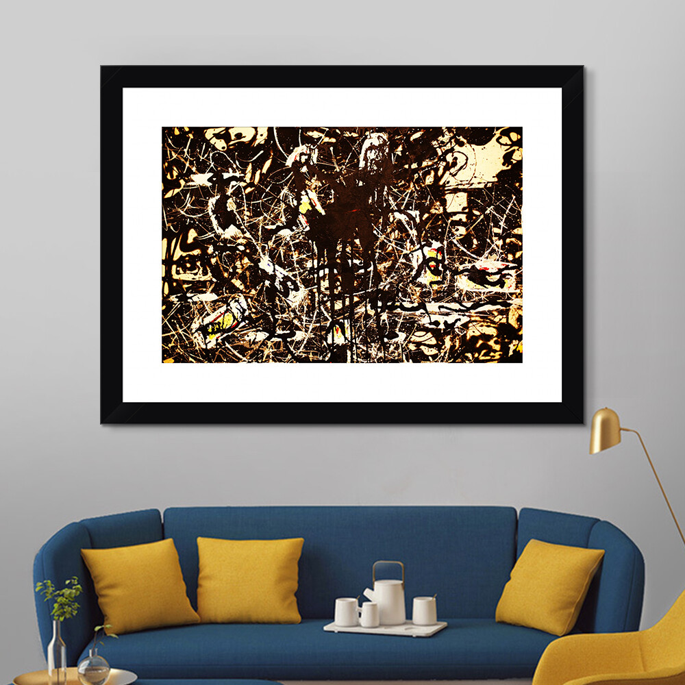 Jackson Pollock Gele Eilanden