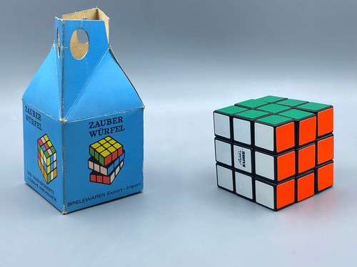 Vintage 1980's brain teaser German exp. Magic Rings logical toy Rubik ...