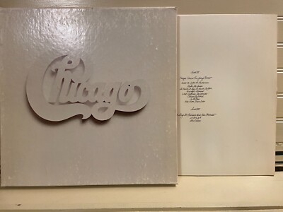 CHICAGO - Box set of 4 vinyl records 1971 - 1 Lg Poster & Booklet VG+ ...