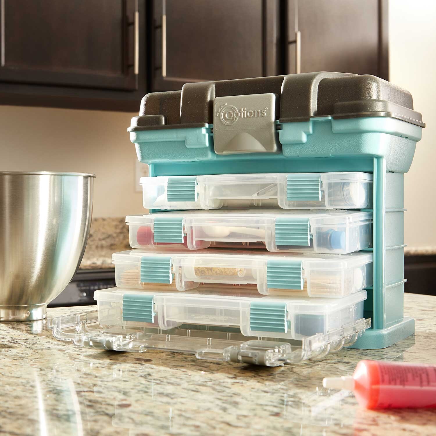 Creative Options Small Grab N Go Rack System With 4 Organisers Soft ...