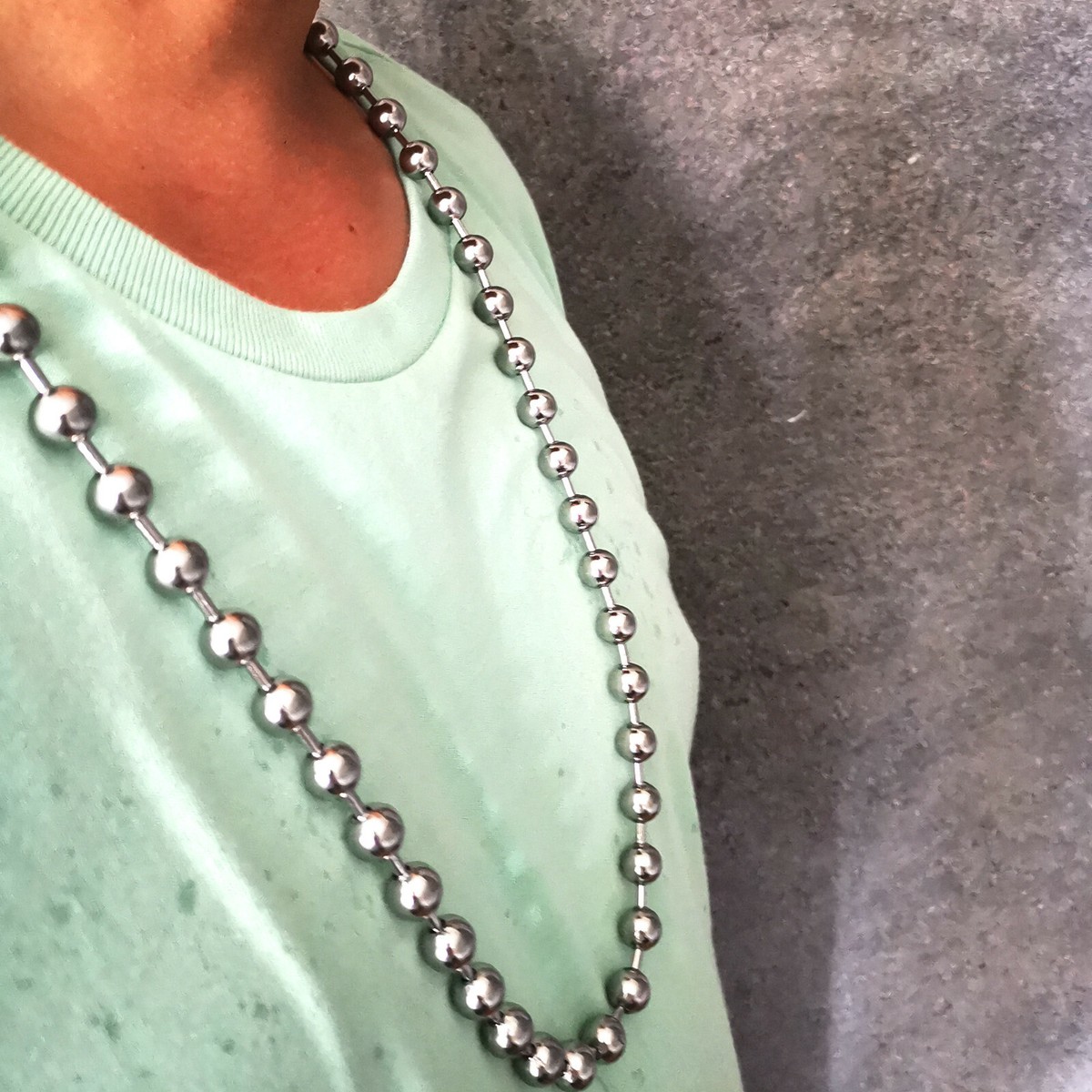 90s Big Ball Chain Necklace