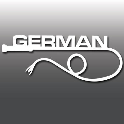 1x German Whip Funny Car Vinyl Decal Sticker | Euro | DUB | JDM | Drift ...
