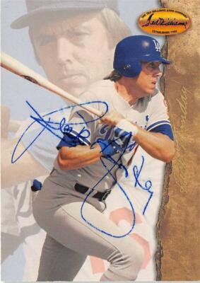 Rick Monday autographed baseball card (Dodgers) 1994 Ted Williams TWC ...