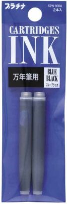 Platinum Preppy Marker & Fountain Pen Refill Cartridge Blue Black Ink ...