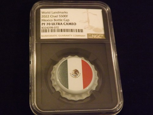 2022 Chad 500 F Mexico Bottle Cap NGC PF 70 | eBay