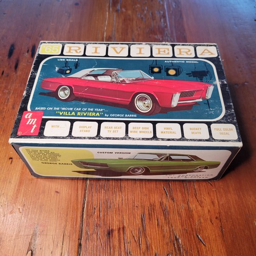 VTG~Orig~AMT ~1965 Buick~VILLA RIVIERA MODEL~6555~George BARRIS~Car Kit ...