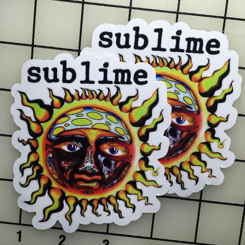 Sublime 4" Wide Vinyl Decal Sticker BOGO | eBay