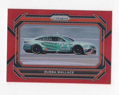 2023 PANINI PRIZM RACING NASCAR RED PRIZM BUBBA WALLACE CAR #97 | eBay