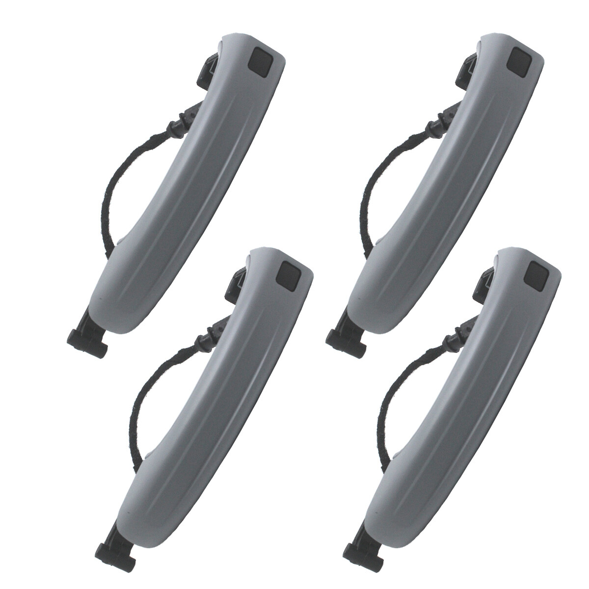 4 PCS New Exterior Door Handle For AUDI Q7 2007 - 2015 OEM 4L0837205B ...