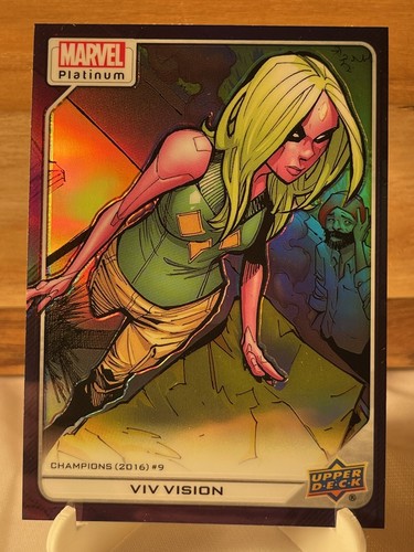 VIV VISION 2024 Upper Deck Marvel Platinum Purple Rainbow #156 | eBay
