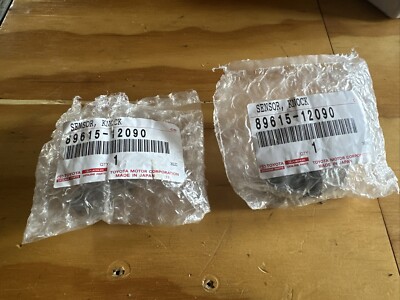 Genuine Pair of Toyota Ignition Knock (Detonation) Sensors 89615-12090 ...