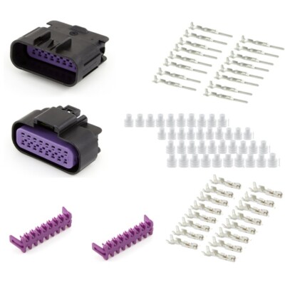 DELPHI GT 150 SERIES 16 CONDUCTOR PIN CONNECTOR SET 22-20 GA. | eBay