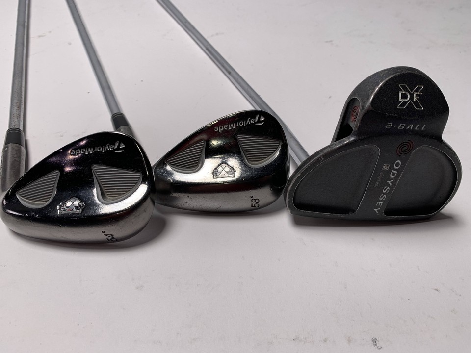 Taylormade Complete Club 12-Pc Set RBZ Irons 5-PW Driver Fairway Wedges ...