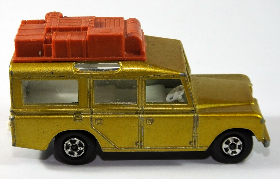 Matchbox Superfast No 12 Safari Land Rover Gold Diecast Vintage Model ...