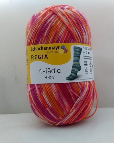 Regia Colour ~ 4 Ply Multicoloured Sock yarn x 100g Choose Colour ...