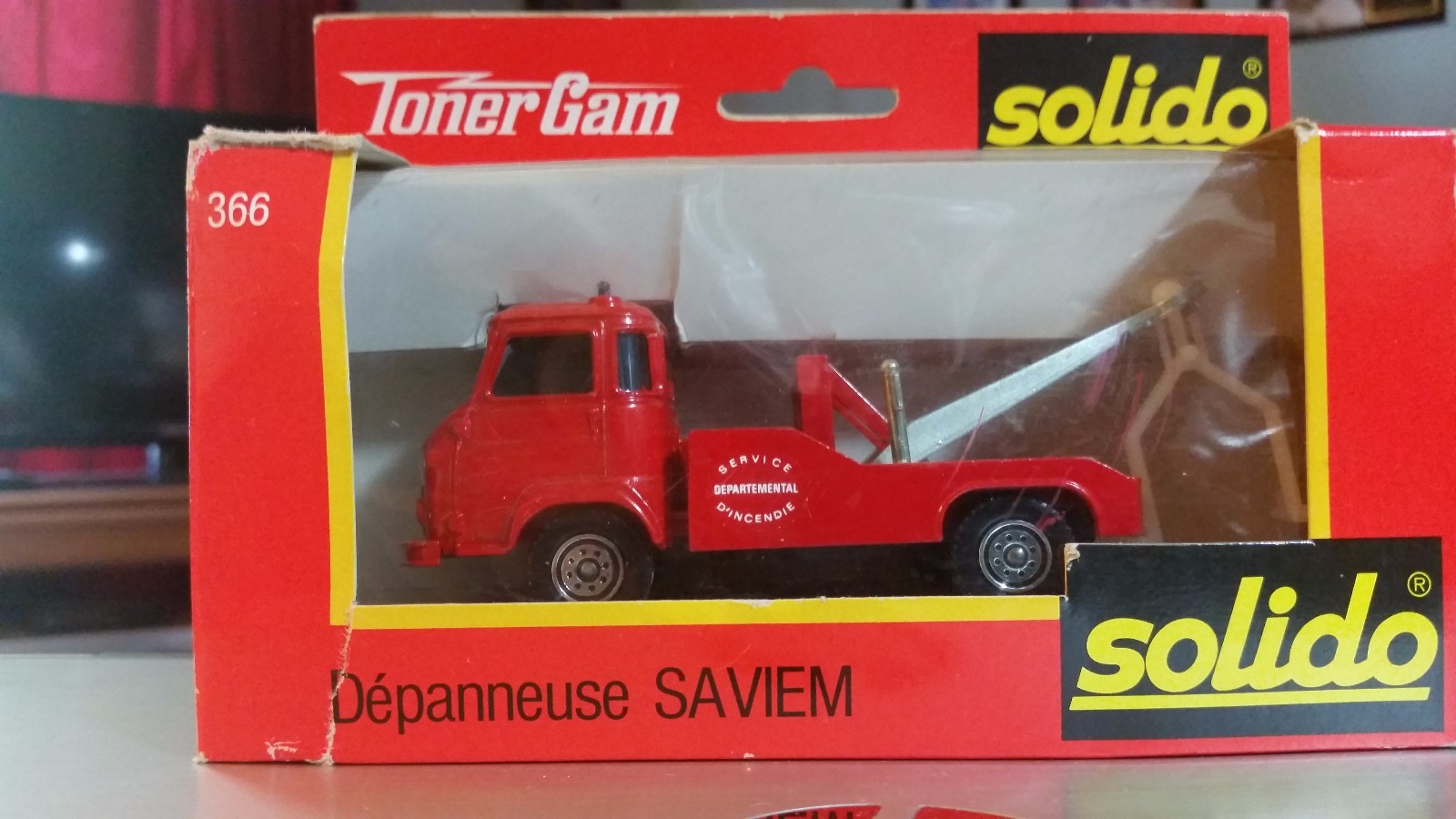 Solido Toner Gam Depanneuse Saviem Fire Tow Truck Wreaker,1:50, #366 ...