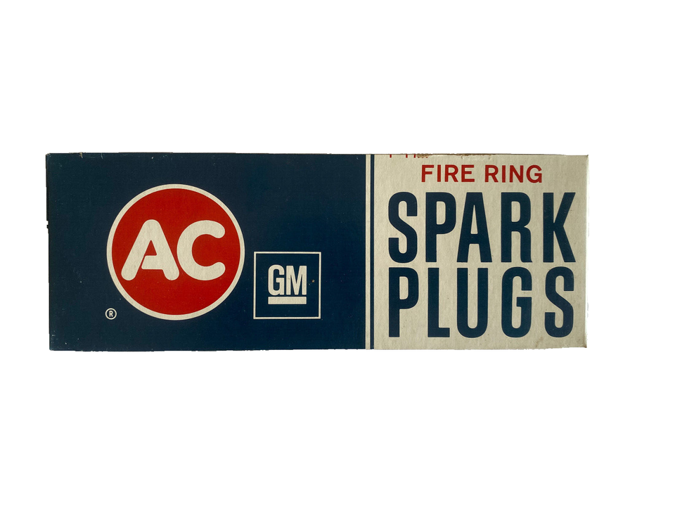 (1) SET of NOS AC DELCO 44 Spark Plugs Green Rings GM 1559492 FACTORY ...