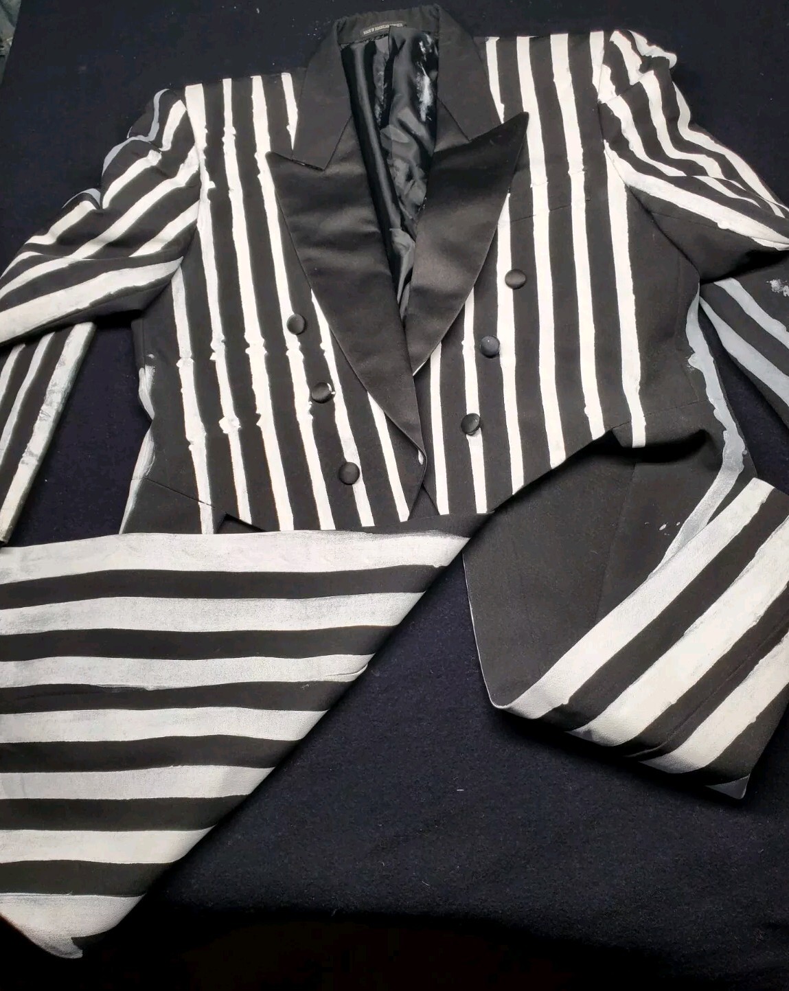 Beetlejuice HANDMADE JACKET/TAILS LARGE ***read*** - Gem
