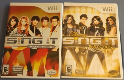 Disney Sing It (Party & Pop Hits) Nintendo Wii (2 Game Lot) FREE ...
