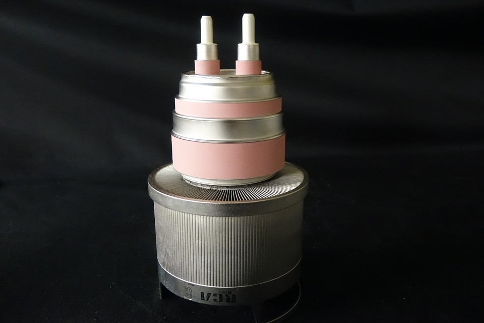 NEW - RCA 6166A 7007 Ceramic RF Beam Power Tube 12KW Radio Amplifier ...
