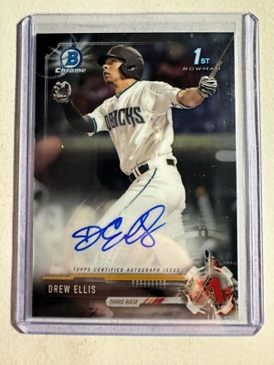 K182,148 - 2017 Bowman Chrome Draft Autographs #CDADE Drew Ellis Auto ...