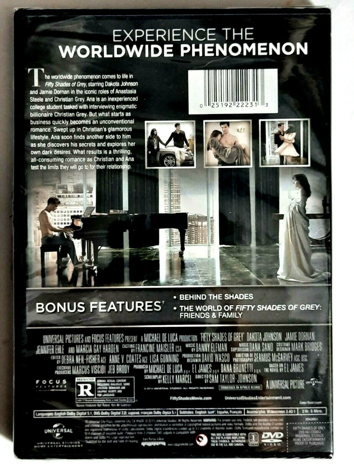Fifty Shades of Grey (DVD, 2015) Sealed 25192222313 | eBay