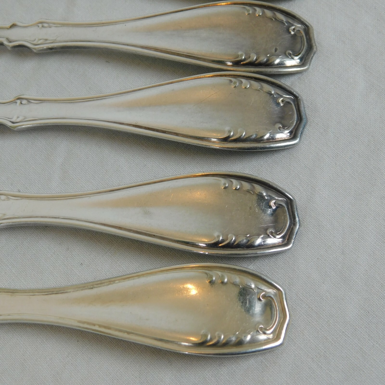 Irving Silverplate Pie Pastry Fork Set of 6 Oneida Keystone 1916 ...
