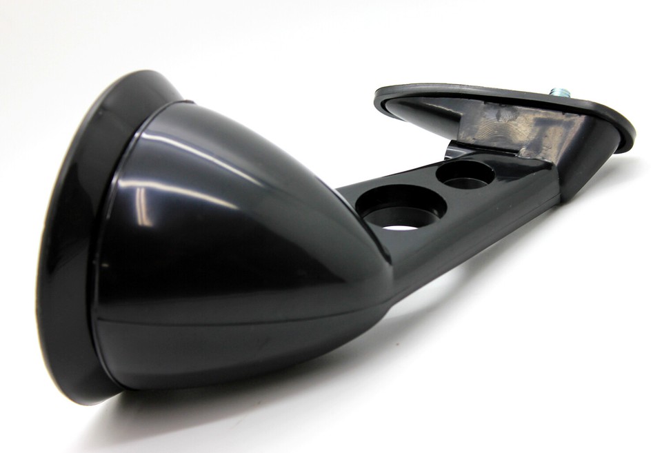 New Black Front Fender Mount Side View Mirror Set JDM Racing-Style ...
