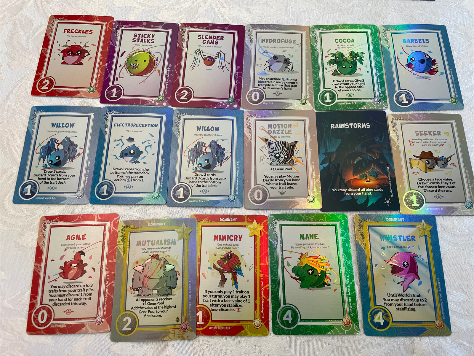 Doomlings Overlush Holofoil Lot 17 Cards | eBay