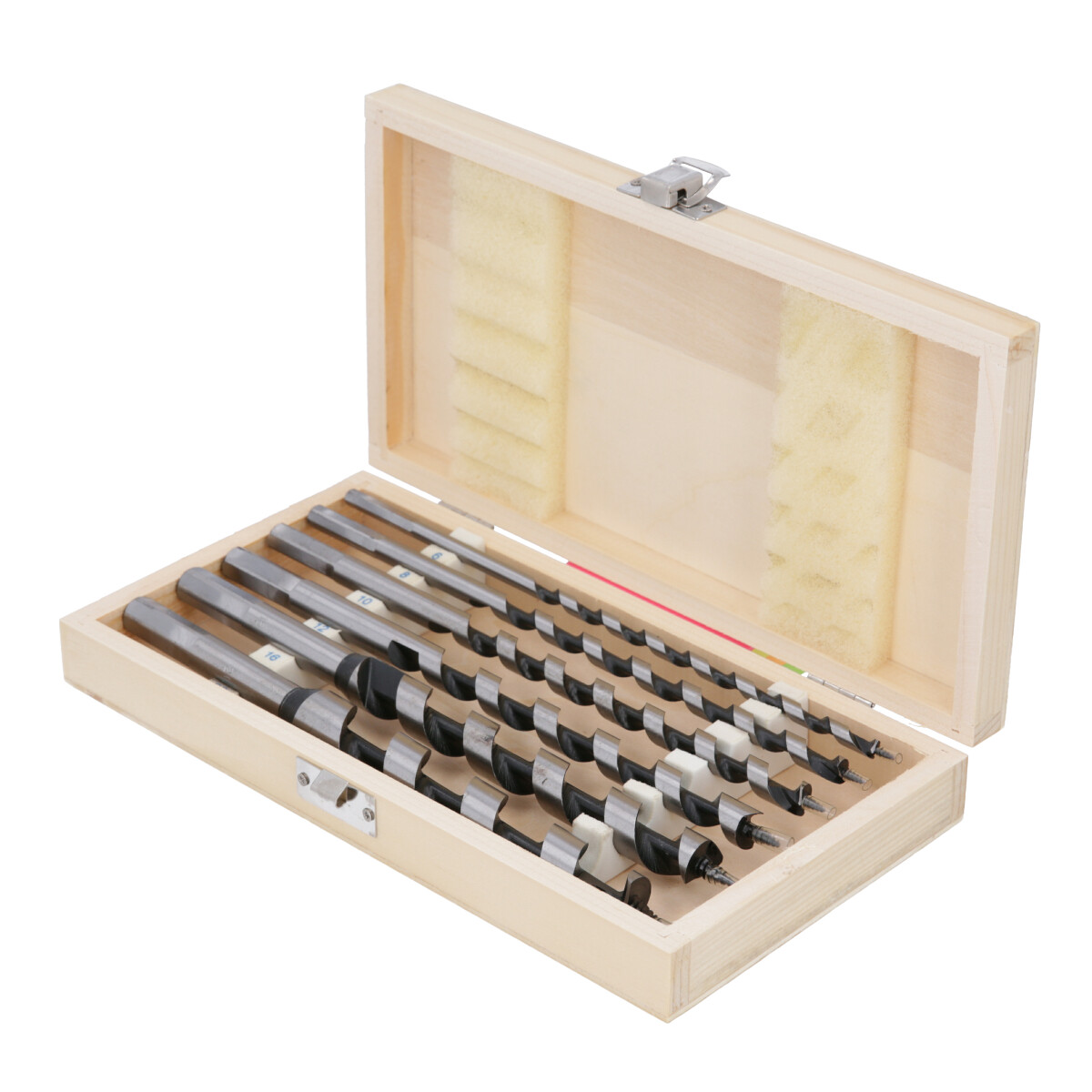 Wood Boring Bit Set FreeTec 6-Piece Auger Drill Bit Set - 10-20mm Wood ...