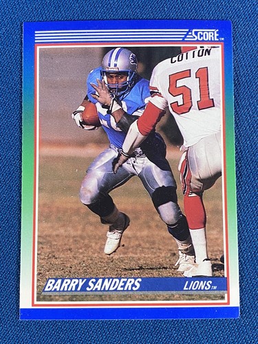 1990 Score Barry Sanders Football Card #20 MINT+ Detroit Lions | eBay